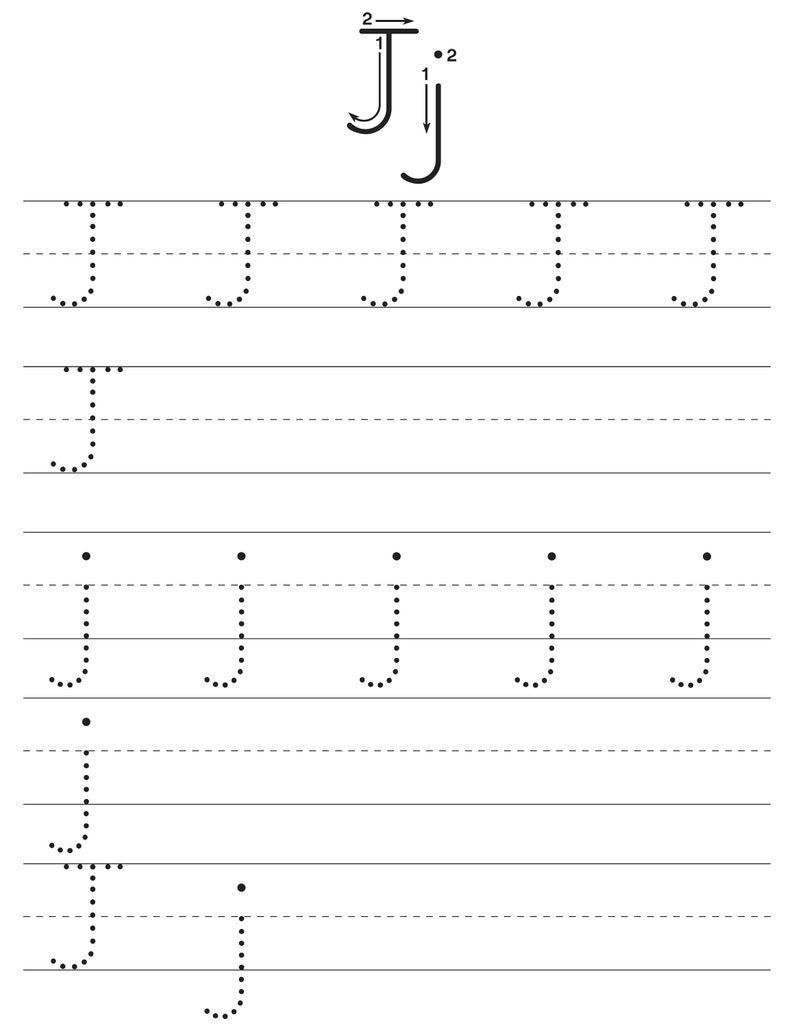 Tracing and Writing Alphabet Letters Uppercase & Lowercase Handwriting ...