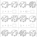Addition With Pictures Sum up to 20 Worksheets - Adding Piggy Pictures ...