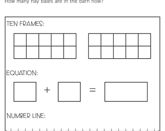 3 Digit Addition and Subtraction Worksheets SET2 Farm Theme Math ...