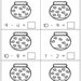 Subtraction With Pictures Within 10 Worksheets - Subtracting Fish Bowls ...