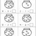 Subtraction With Pictures Within 10 Worksheets - Subtracting Fish Bowls ...