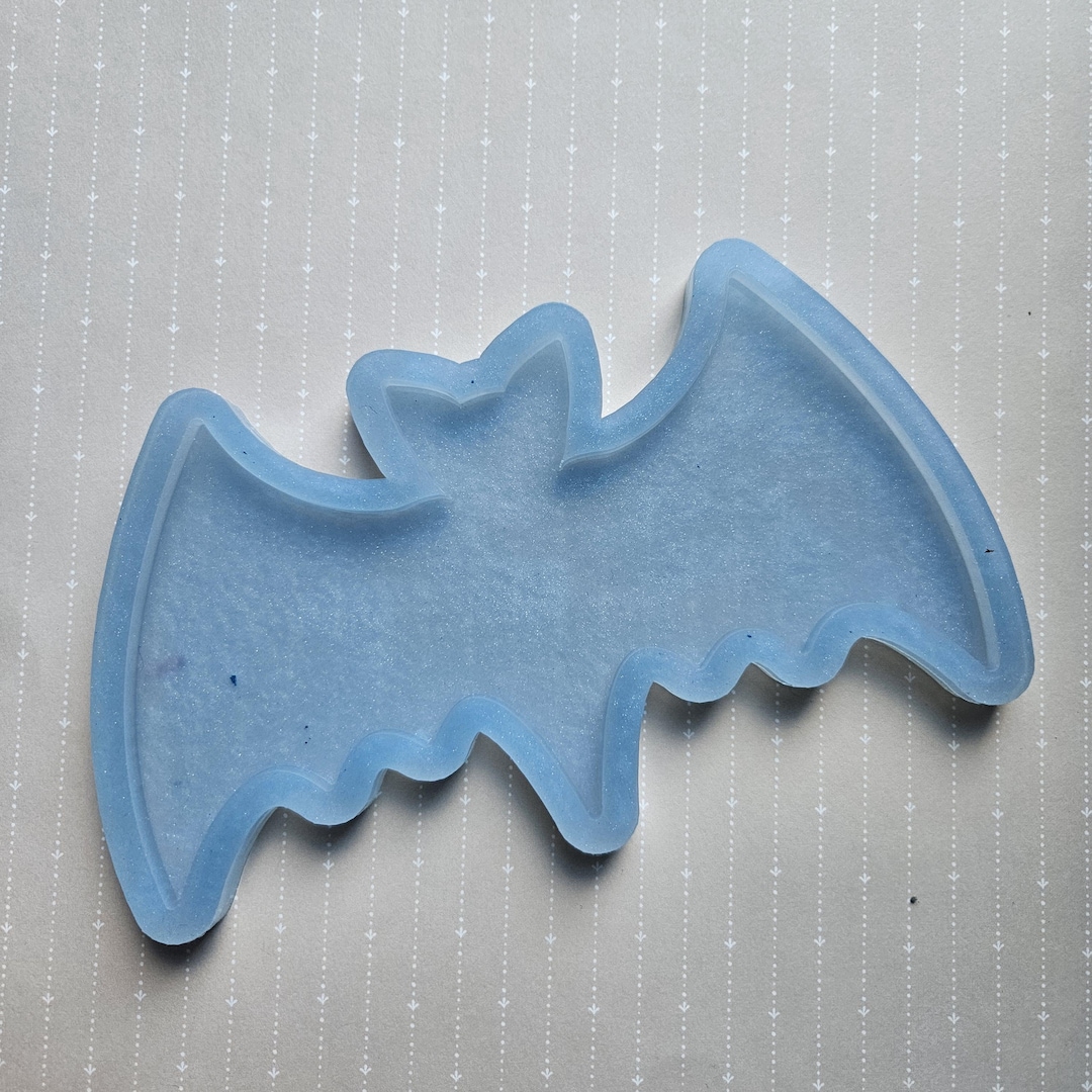 Shiny Bat Mold 6.5" / Flat Bat Mold / Bat Mold / Simple Blank Bat Mold ...