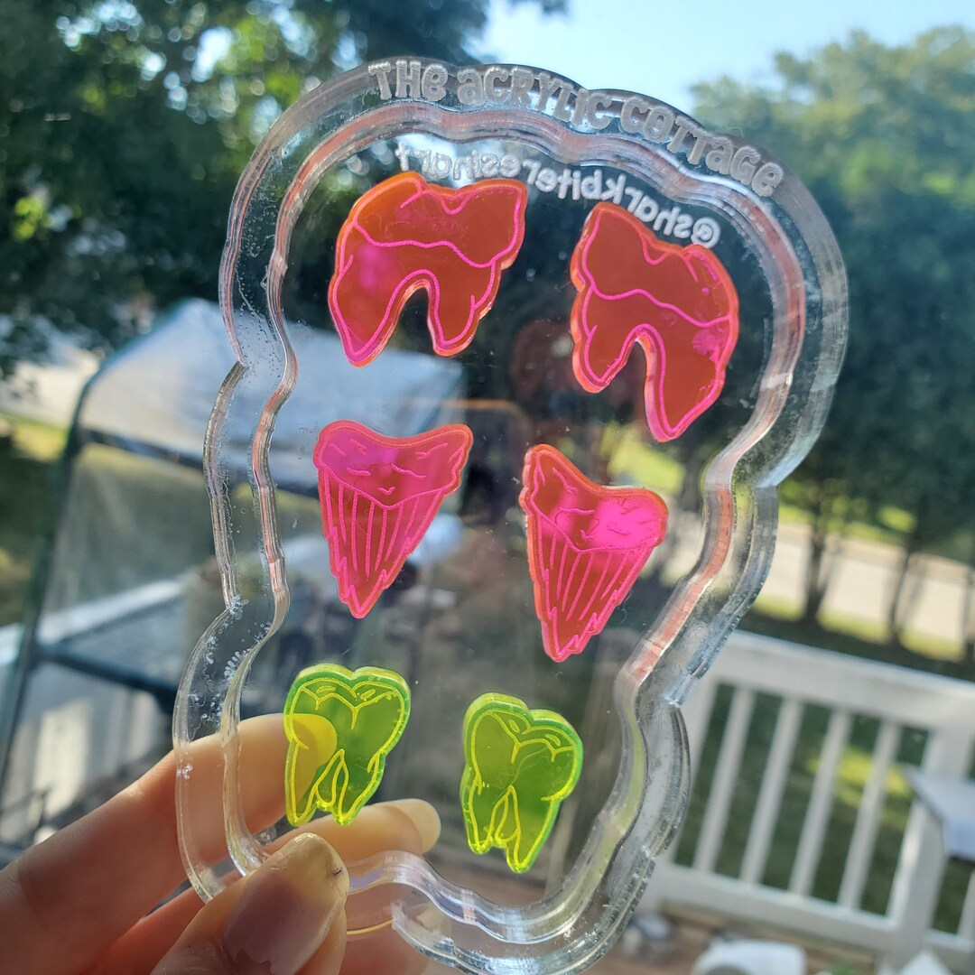 Teeth Mold / Dog Tooth / Shark Tooth / Human Tooth / Earring Mold ...