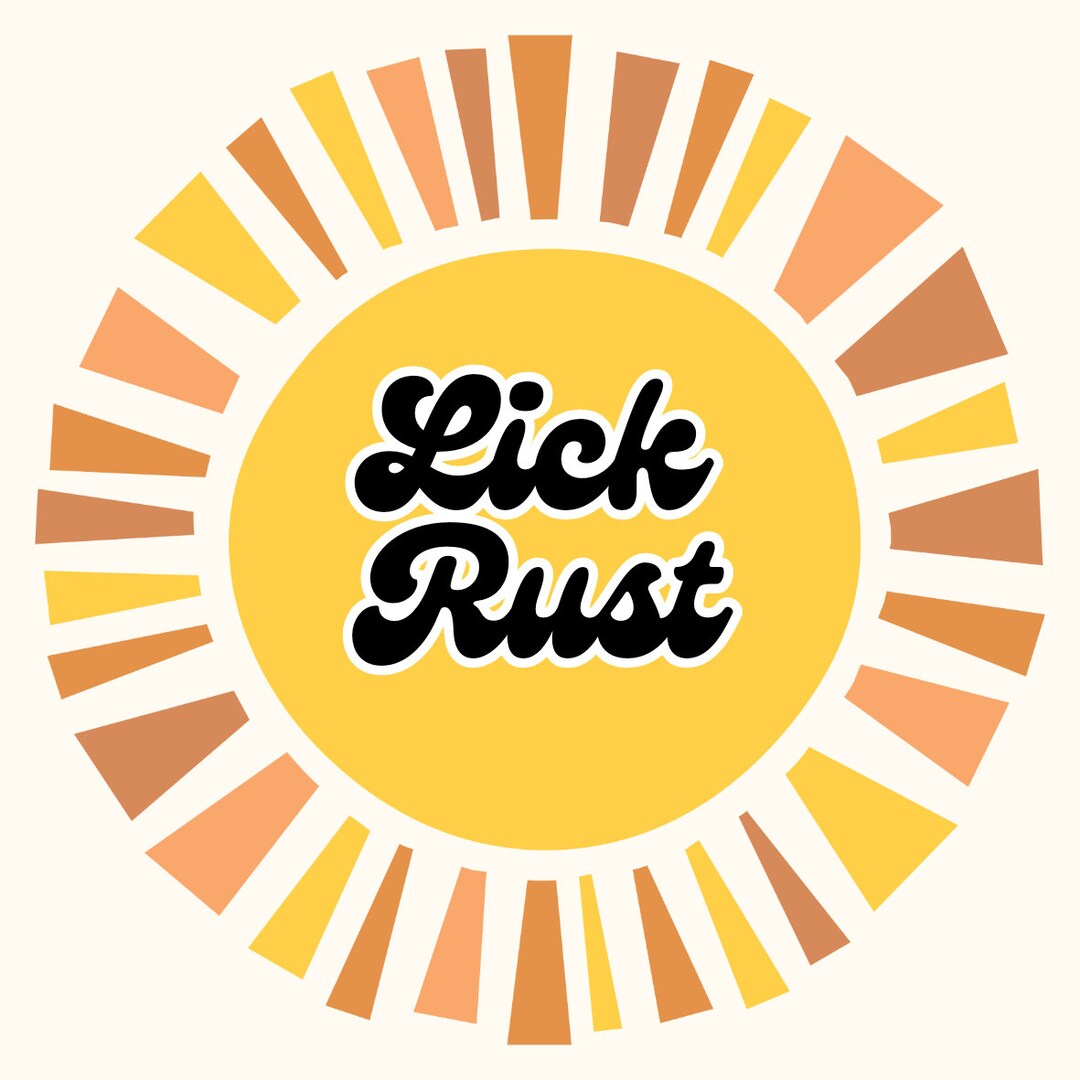 Lick Rust Svg/png/pdf/jpg - Etsy