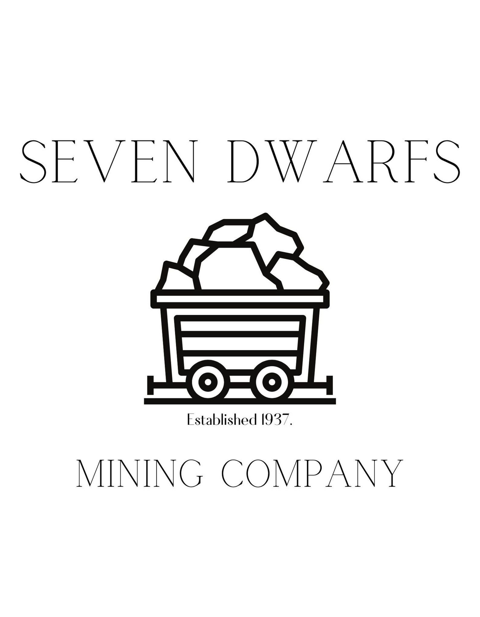 Seven Dwarfs Mining Company Svg Pdf Png Etsy