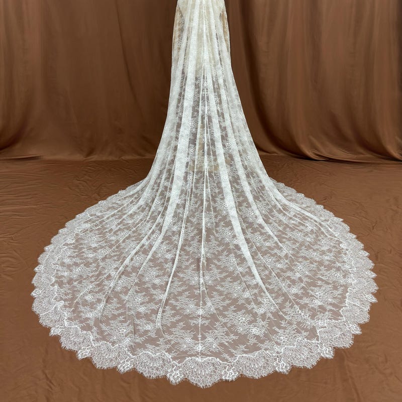 Chantilly Full Lace Veil - Etsy