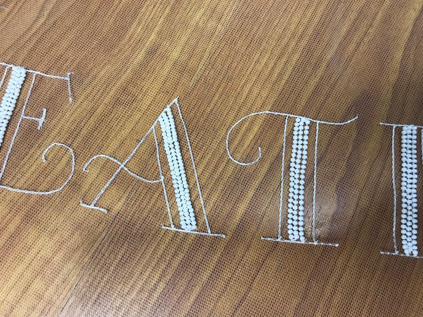 Bridal Veil Chapel Veil Monogram Veil Embroidery Veil - Etsy