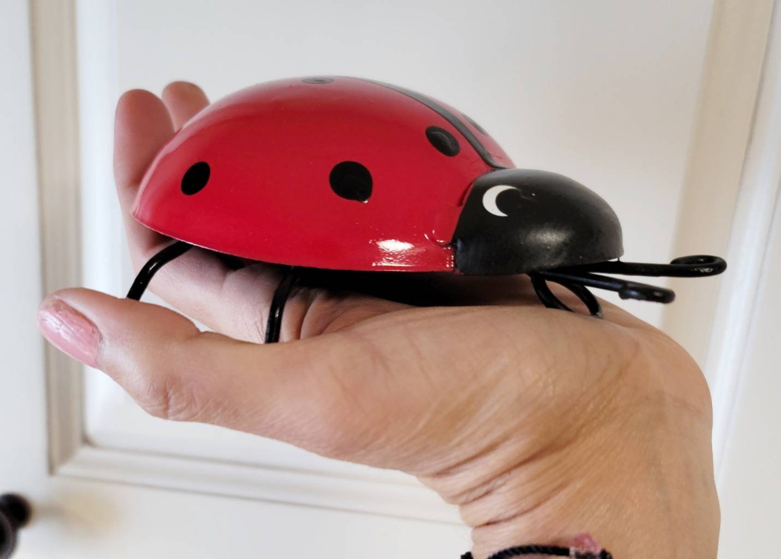 Ladybug Metal Decoration - Etsy