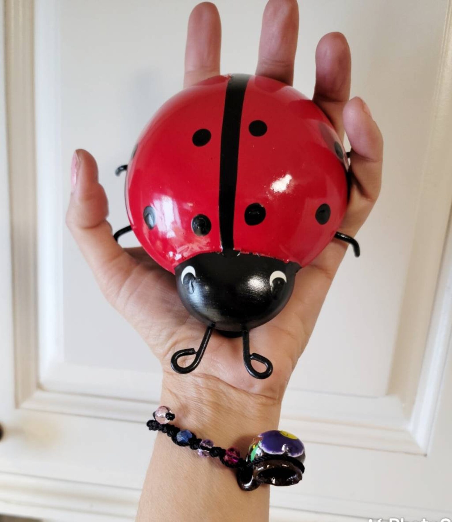 Ladybug Metal Decoration - Etsy