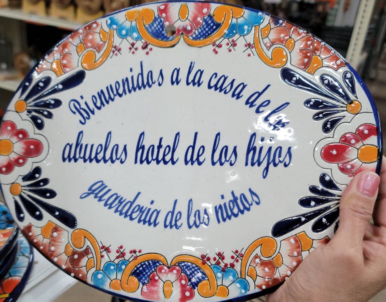 Talavera Sign Ceramic Sign Hacienda Sign Talavera Plate - Etsy