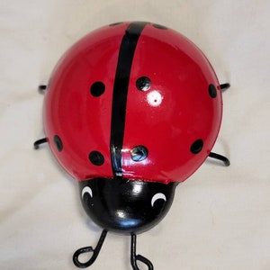 Ladybug Metal Decoration - Etsy