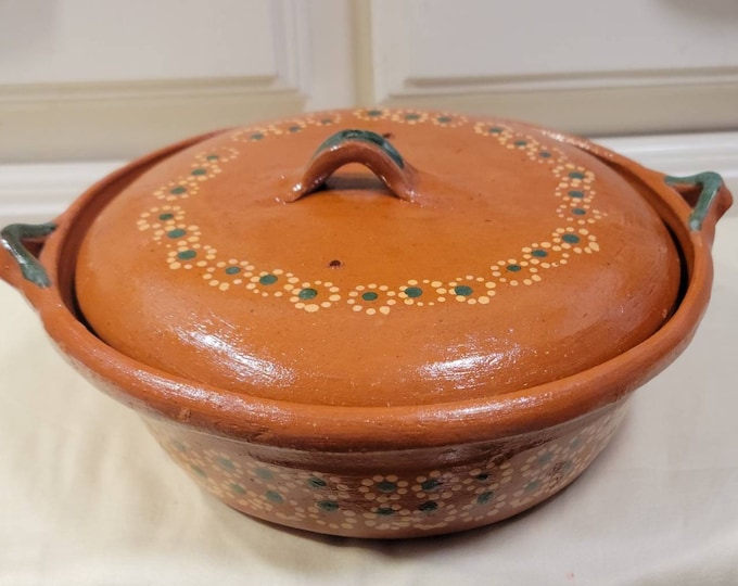 Mexican Clay Cooking Pot With Lid Olla De Barro Clay Pot - Etsy
