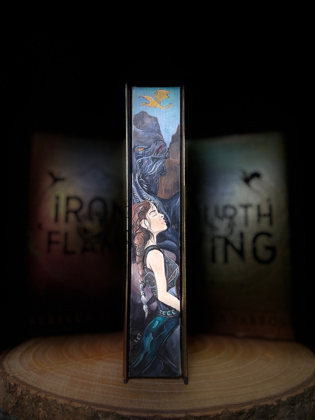 Fourth Wing Painted Edges, Fourth Wing Sprayed Edges, Customizable ...