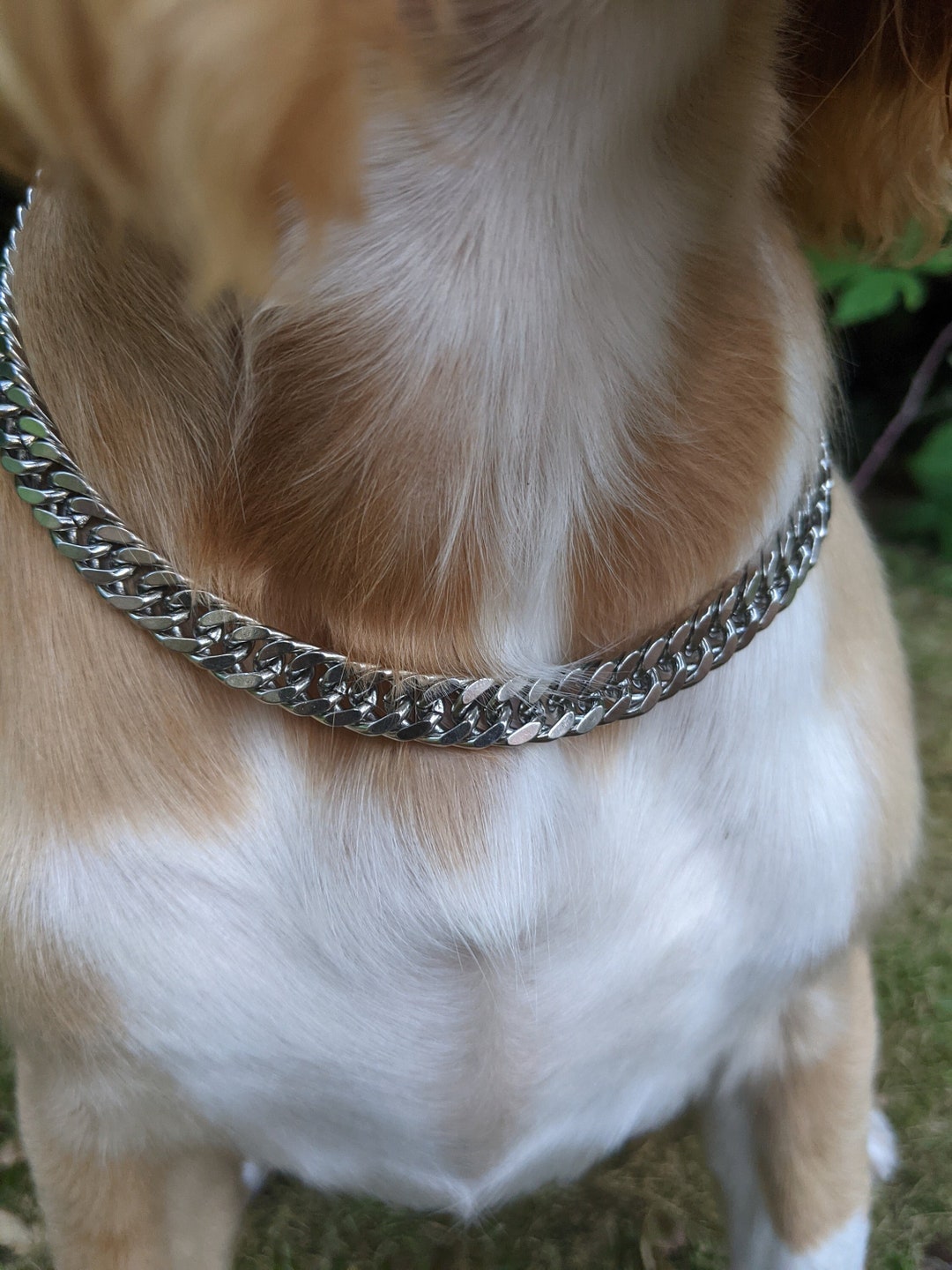 Silver Dog Chain - 8.5mm Cuban Link Chain - Dog Collar - Streetwear ...