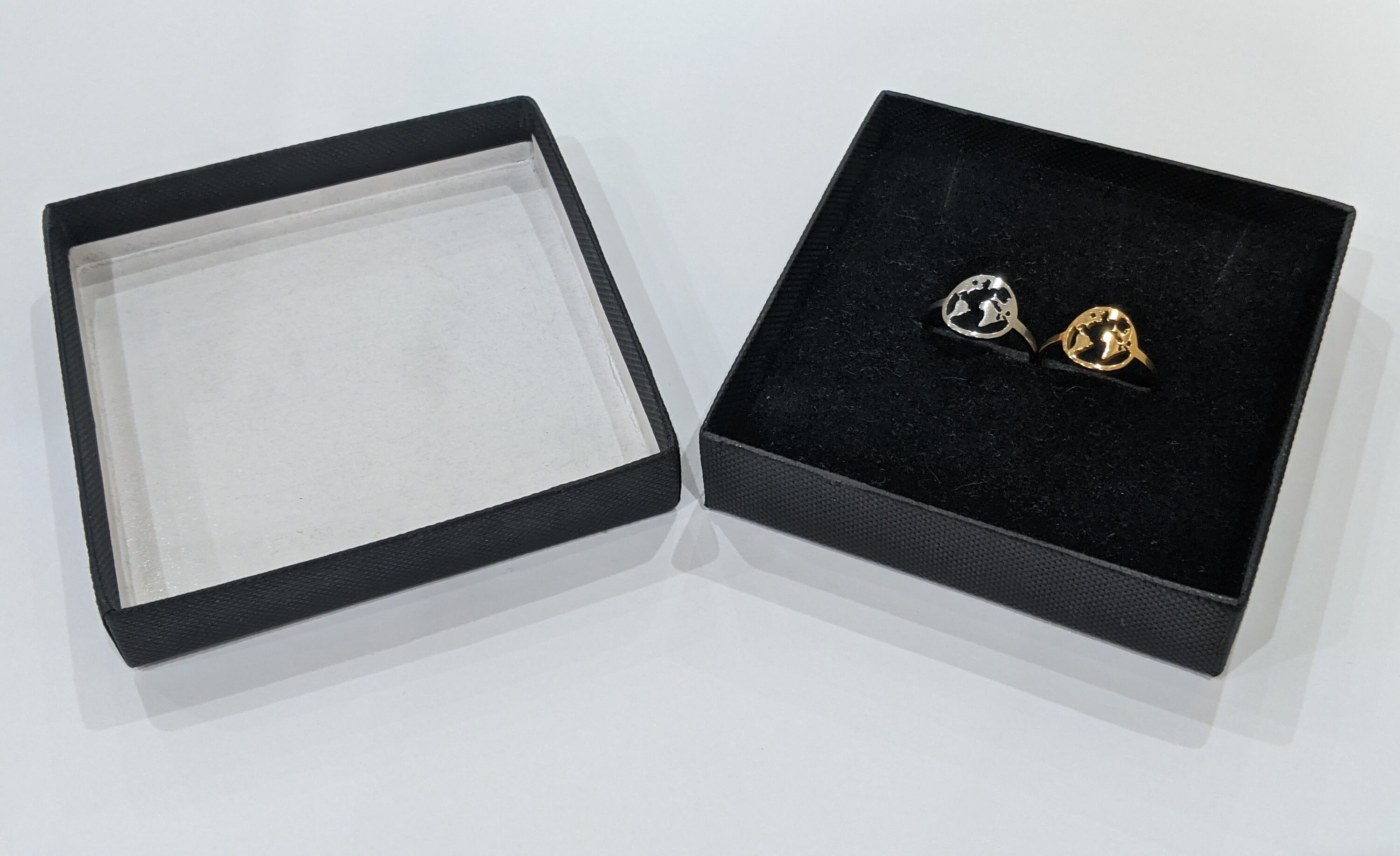 Adjustable World Map Ring Planet Earth Ring Gold/silver - Etsy