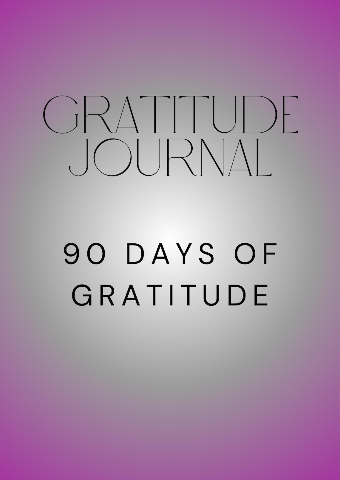 90 day Gratitude Journal Daily Mindfulness Journal to Create a Positive ...