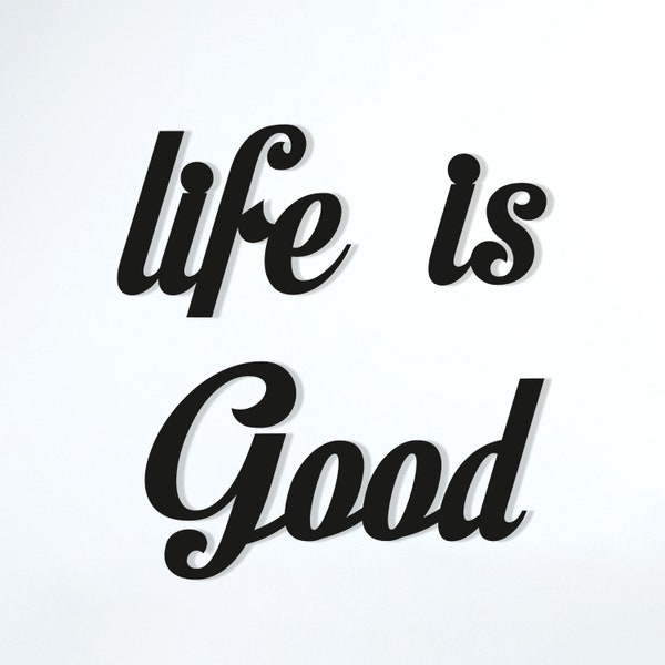 Life is Good Sign - Etsy