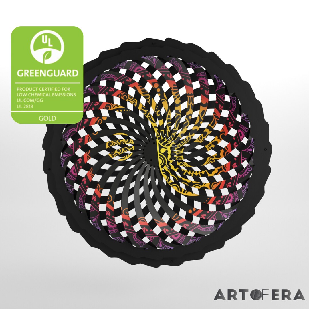 Rotating Weather Vane Moving Propeller Hypnosis Mandala - Etsy