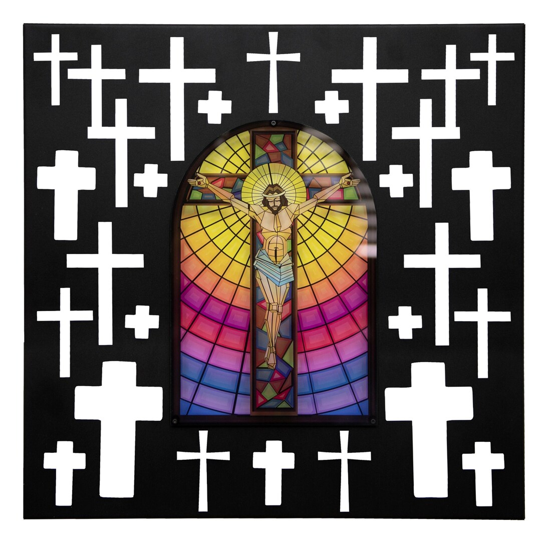 Religious Art Stained Glass Christian Wall Decor Christian - Etsy