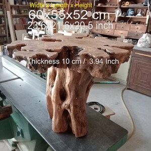 Set of 4,olive Tree Table,raw Olive Wood, Handmade Natural Olive Wood ...