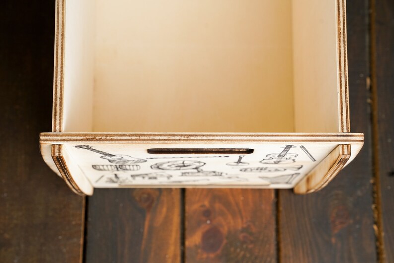 Wooden Music Box Box for Records Gift for Music Lovers - Etsy