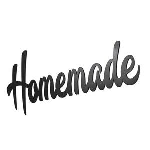 Homemade Metal Sign Retro Letters Wall Art Kitchen Decor - Etsy