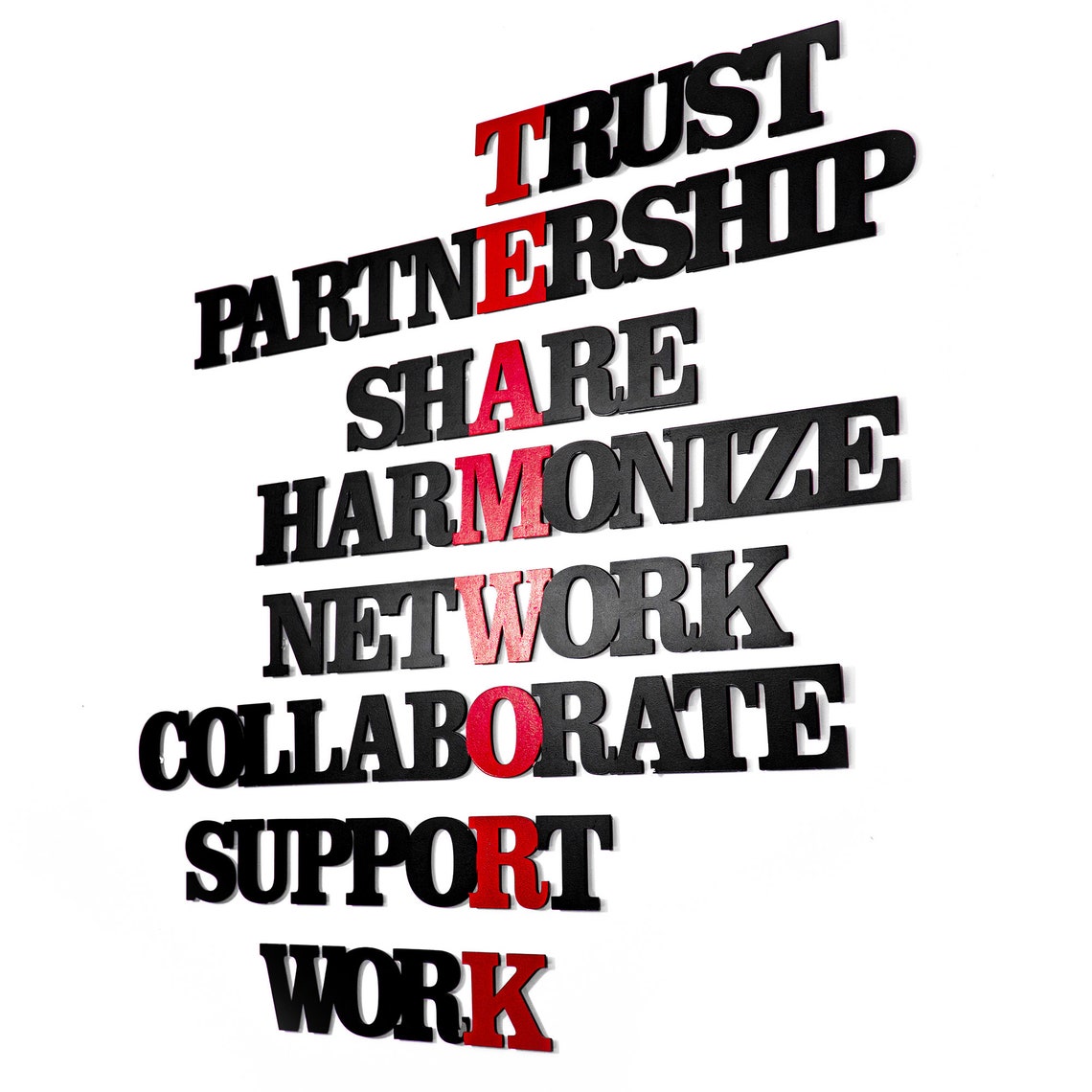 Teamwork Metal Wall Art Metal Wall Art Metal Wall Decor - Etsy