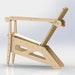 Deck Chair CNC, Laser Cut Vector Files Download DXF and More Vectors ...