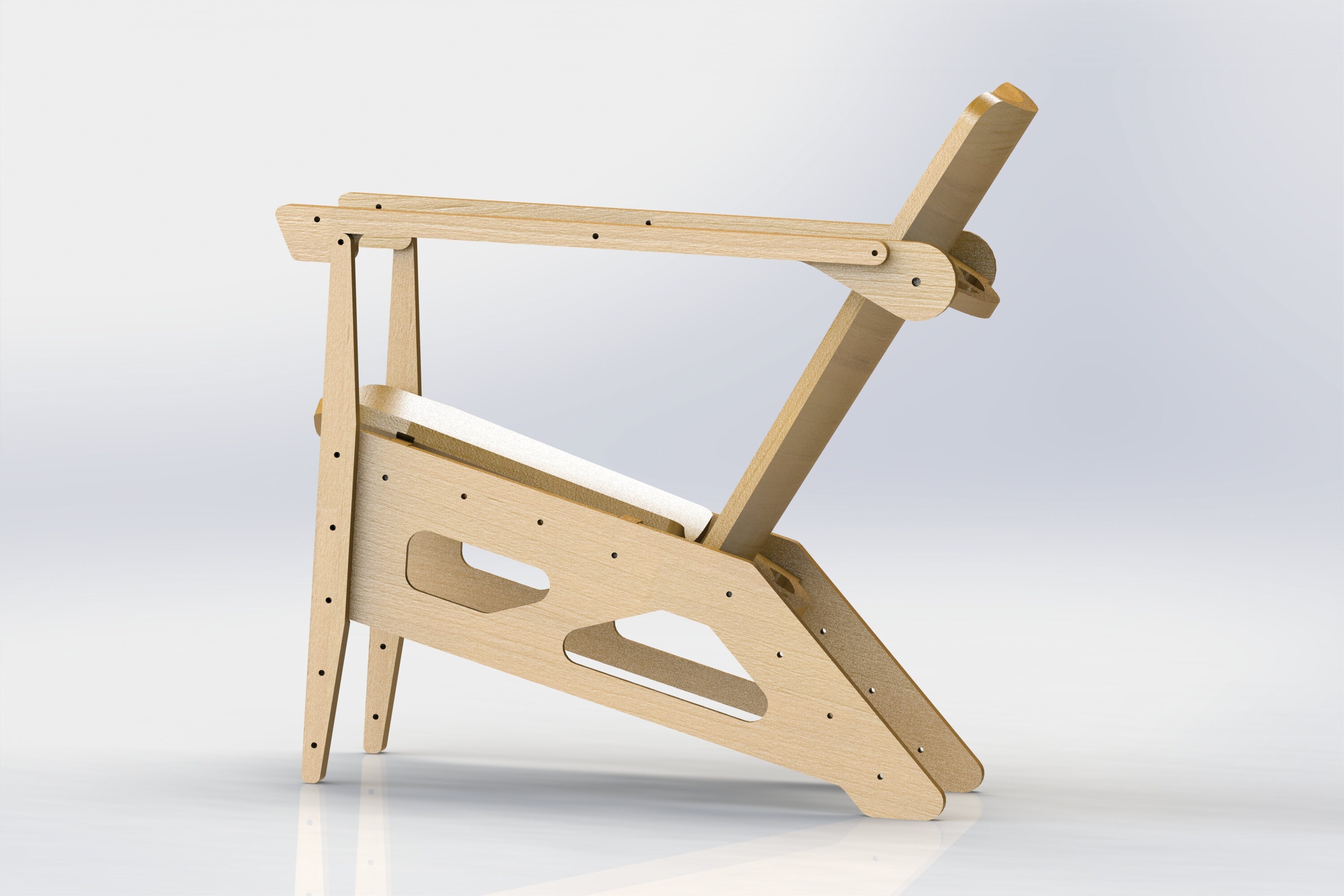Deck Chair CNC, Laser Cut Vector Files Download DXF and More Vectors ...