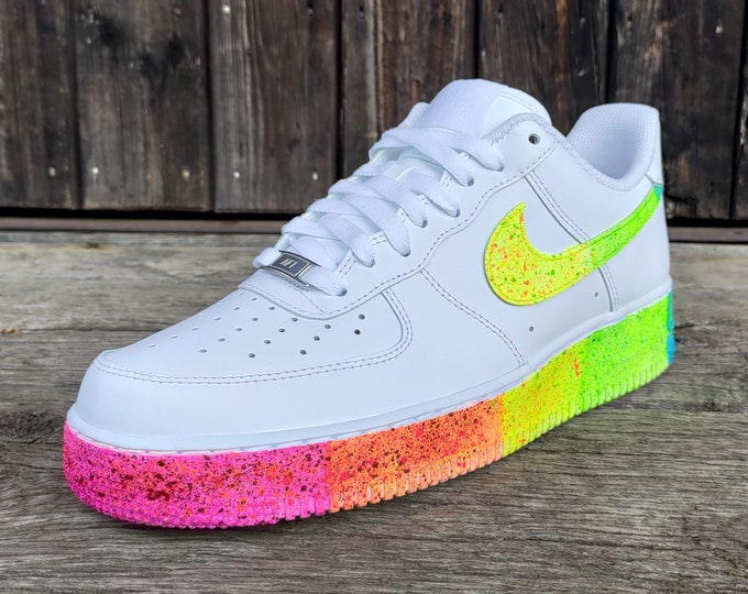 Nike Air Force 1 AF1 Multicolor / Colorful Cartoon - Etsy