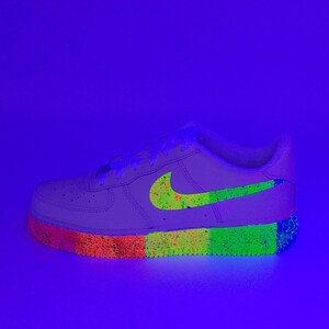 Nike Air Force 1 AF1 Multicolor cartoon Drip Logo Own Creations Are ...