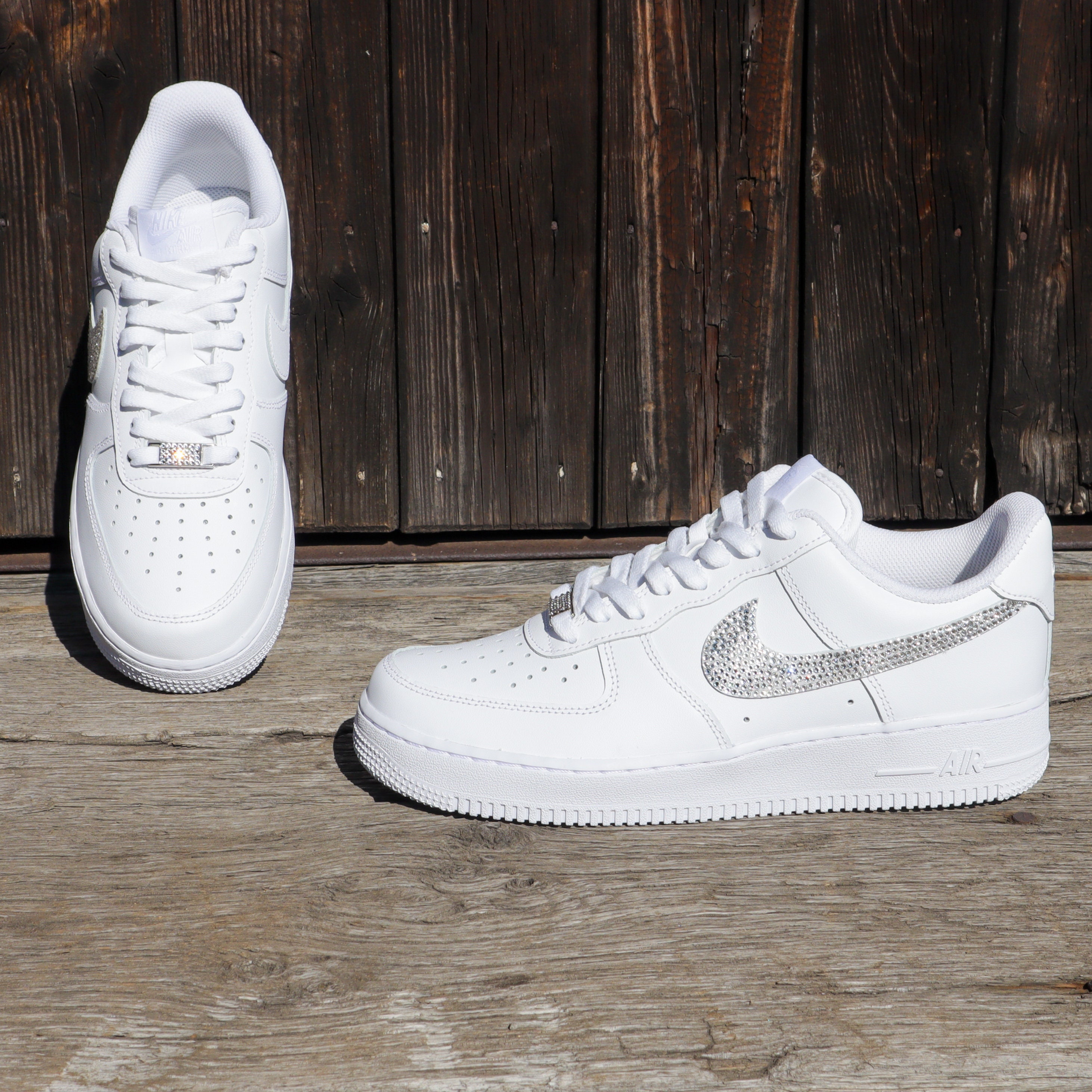 Nike Air Force 1 AF1 Meets Swarovski crystal | Etsy