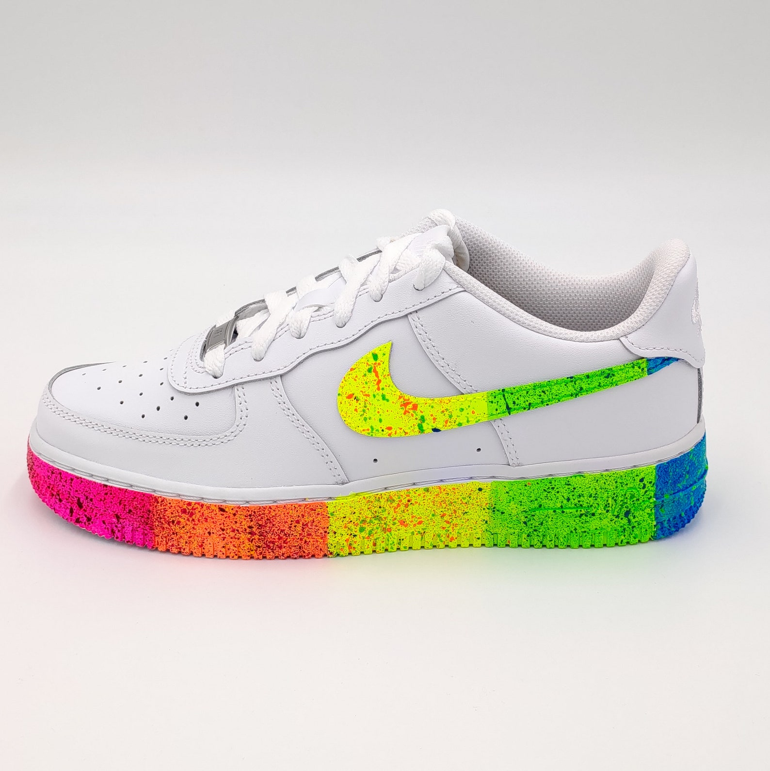 Nike Air Force 1 AF1 Multicolor / Colorful Cartoon - Etsy