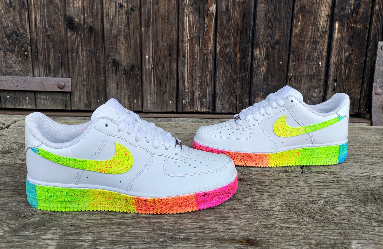 Nike Air Force 1 AF1 Multicolor / Colorful Cartoon - Etsy
