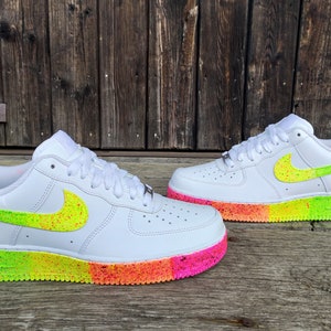 Nike Air Force 1 AF1 Multicolor cartoon Drip Logo Own Creations Are ...