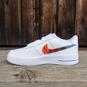 Nike Air Force 1 AF1 lava Sky - Etsy