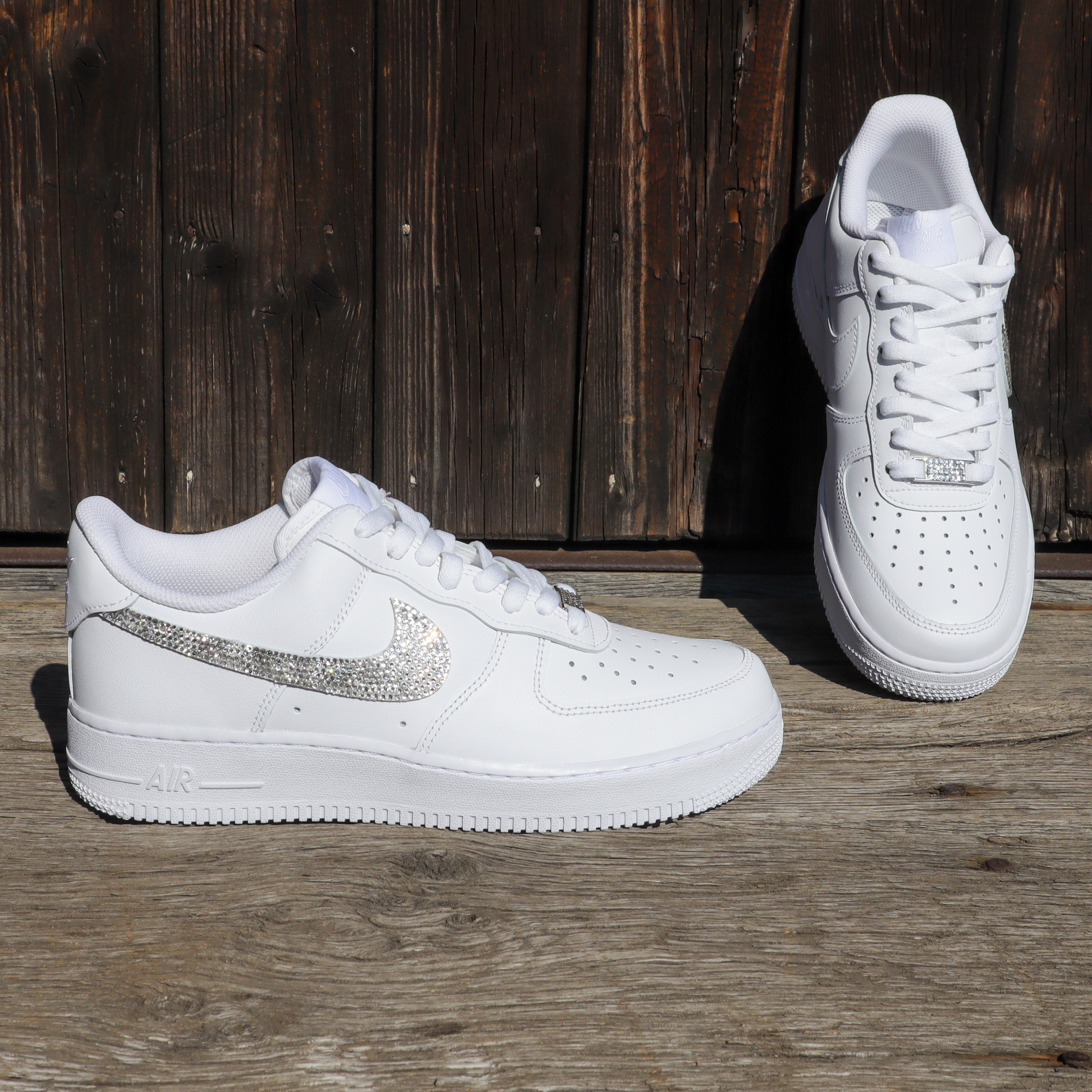 Nike Air Force 1 AF1 Meets Swarovski crystal | Etsy