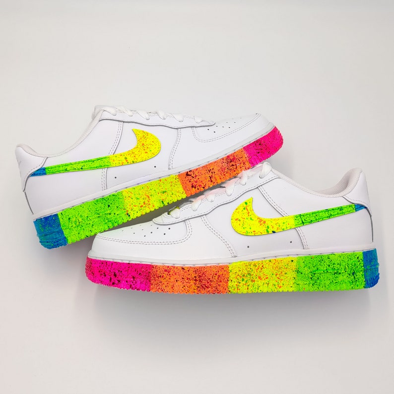Nike Air Force 1 AF1 Multicolor / Colorful Cartoon - Etsy