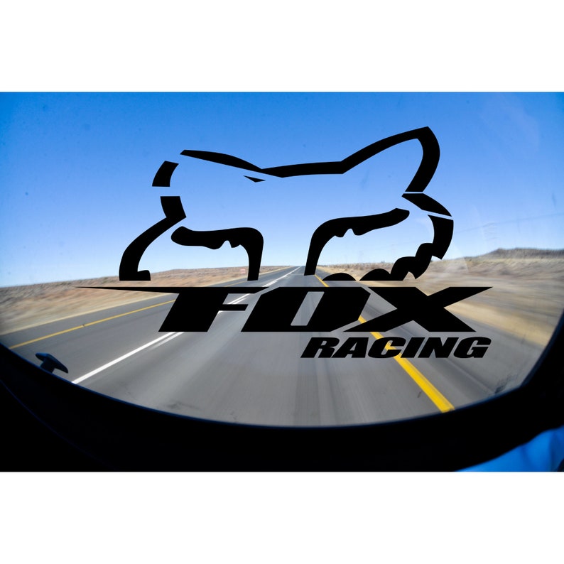 Fox Racing Vinyl Decal High Quality Oracal 651 Vinyl | Etsy