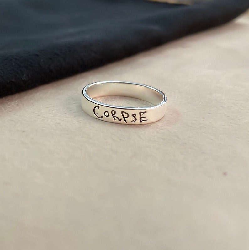 CORPSE Husband Ring Corpse Ring Personalized Corpse Husband | Etsy