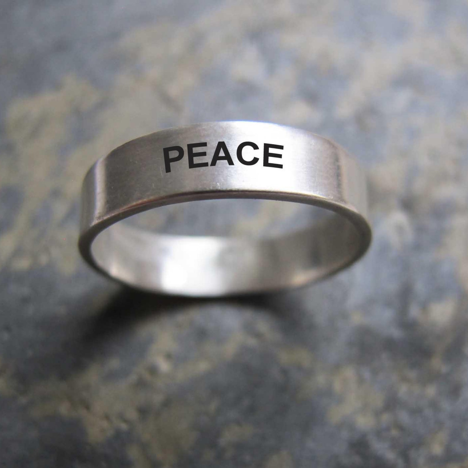 Peace Ring Harry Styles Ring Handwritten Jewellery | Etsy