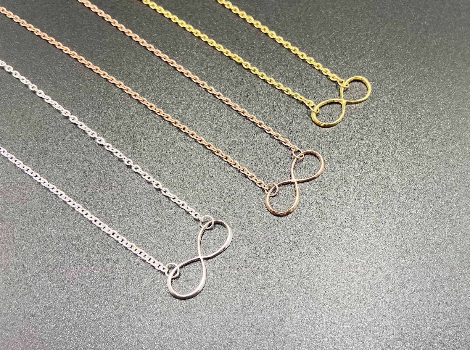 Dainty Infinity Necklace Silver Infinity Necklace Gold | Etsy