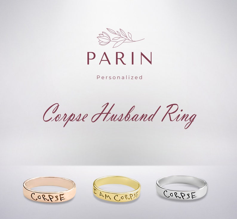 CORPSE Husband Ring Corpse Ring Personalized Corpse Husband | Etsy