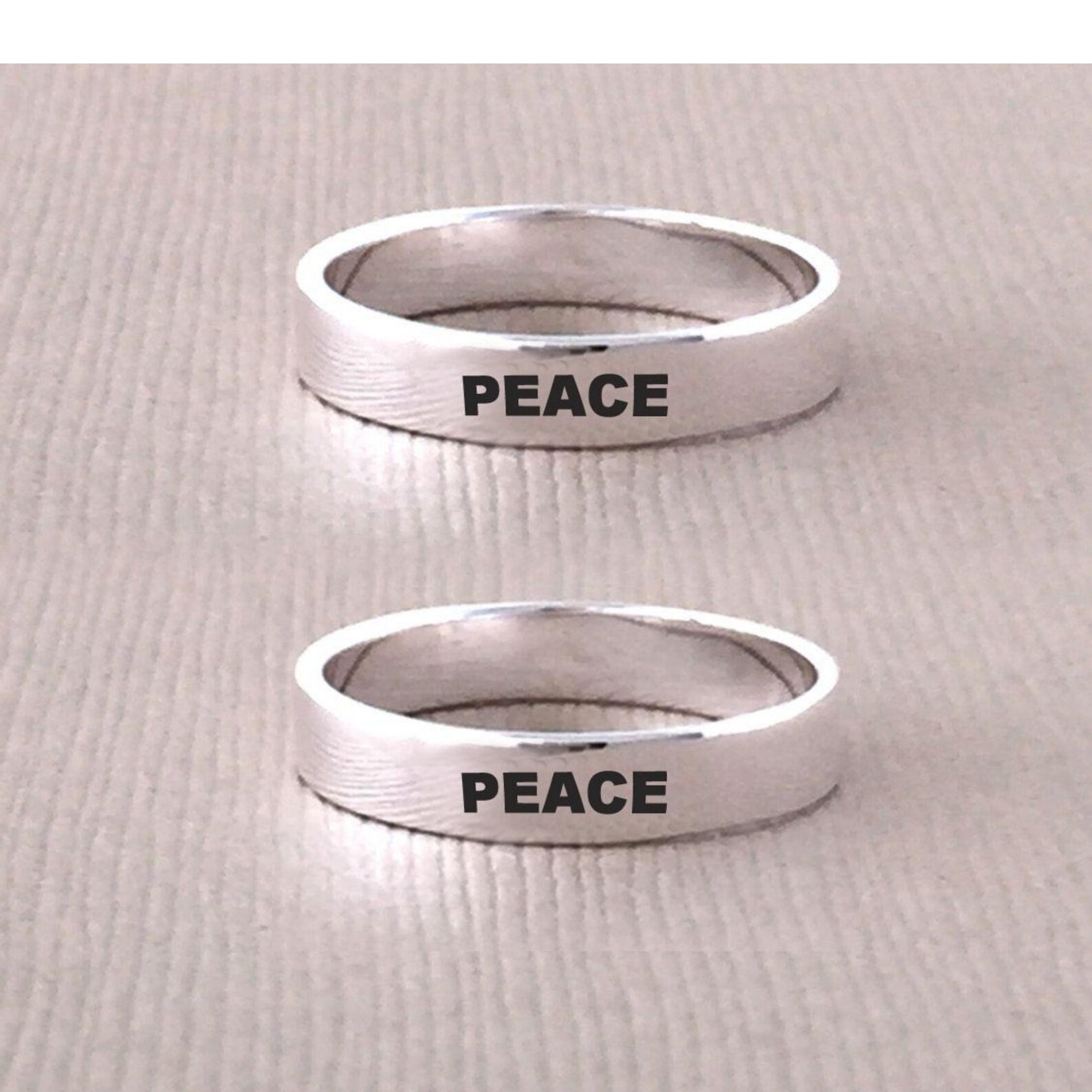 Peace Ring Harry Styles Ring Handwritten Jewellery | Etsy