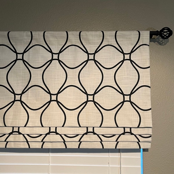 Faux Roman Shades Valance - Etsy