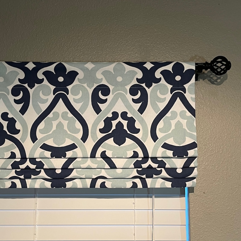 Fabric Roman Shade - Etsy