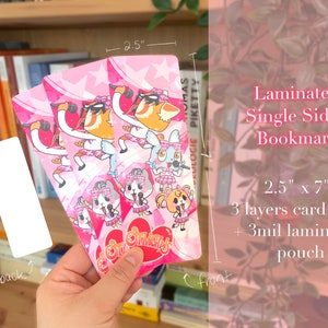 RETSUKO BOOKMARKS OTM Anime Manga Japan Idol Reading Reader Stationery ...