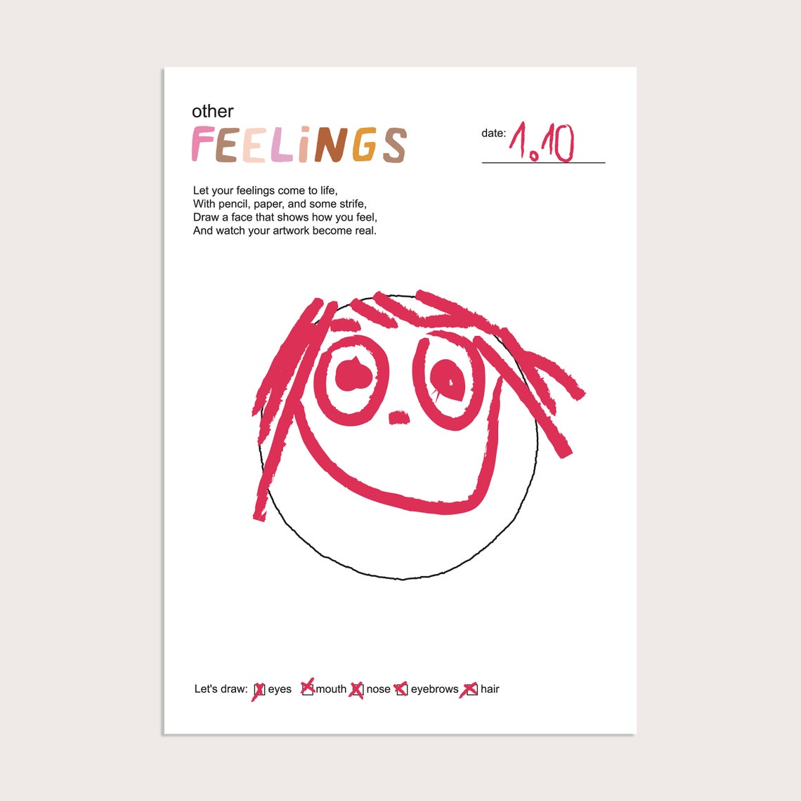 Feelings Chart, Toddler Emotion, Mood Tracker Digital Download ...