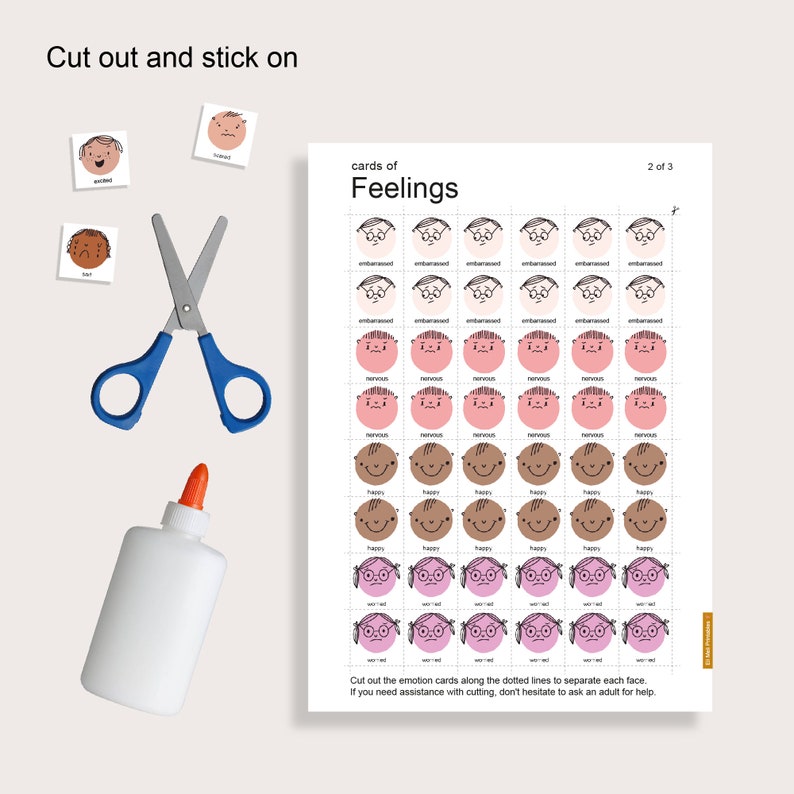 Kids Mood Tracker Printable, Emotion Chart for Children, Mood Chart ...