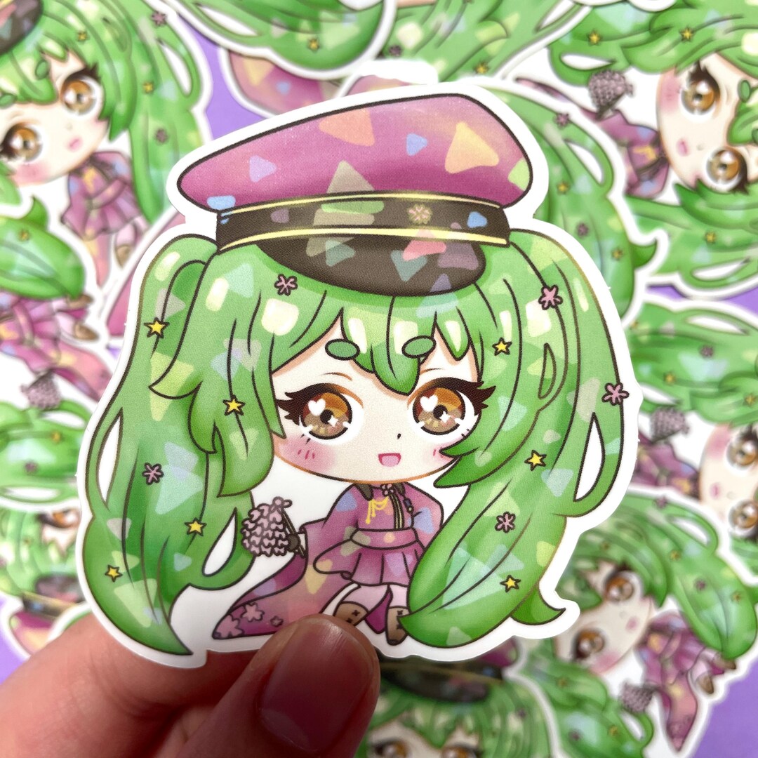 Miku Vinyl Sticker | Anime Sticker | Hatsune | Prosekai | Chibi ...